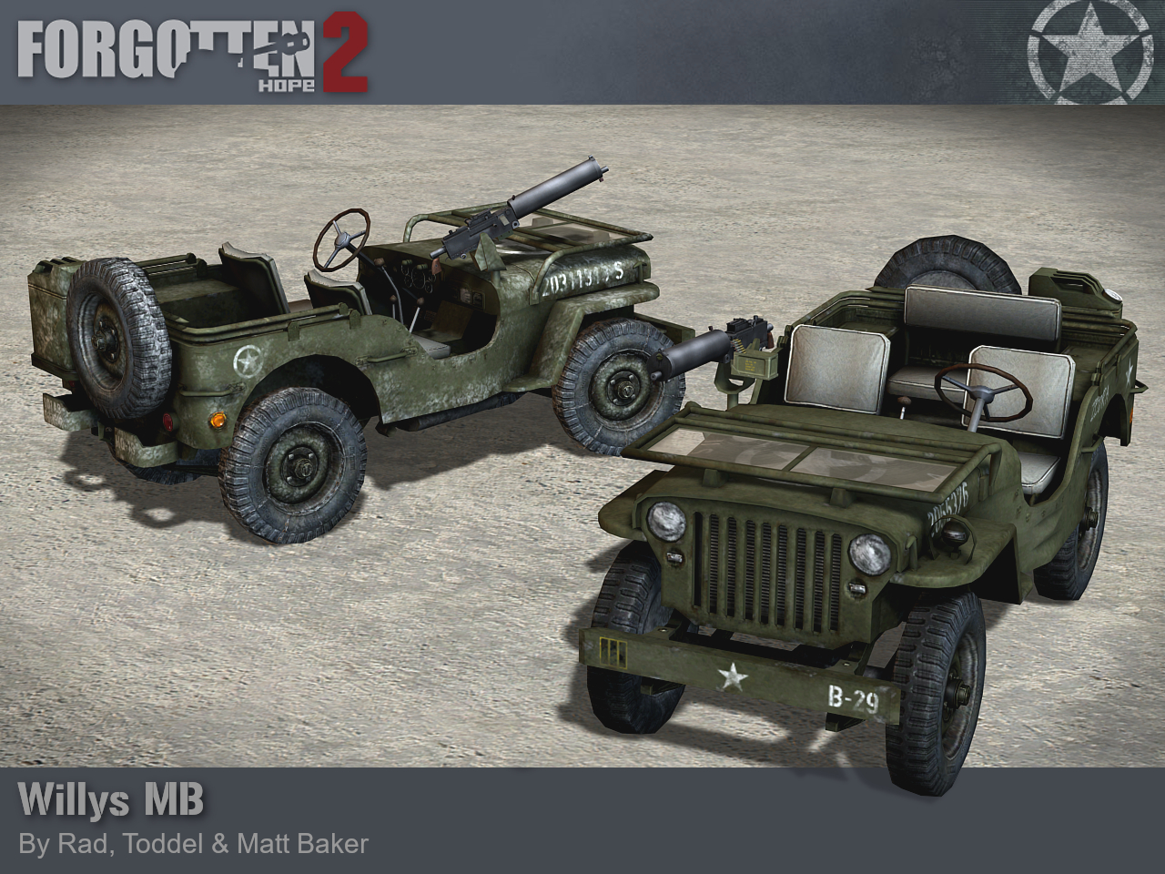 Forgotten Hope - Vehicles