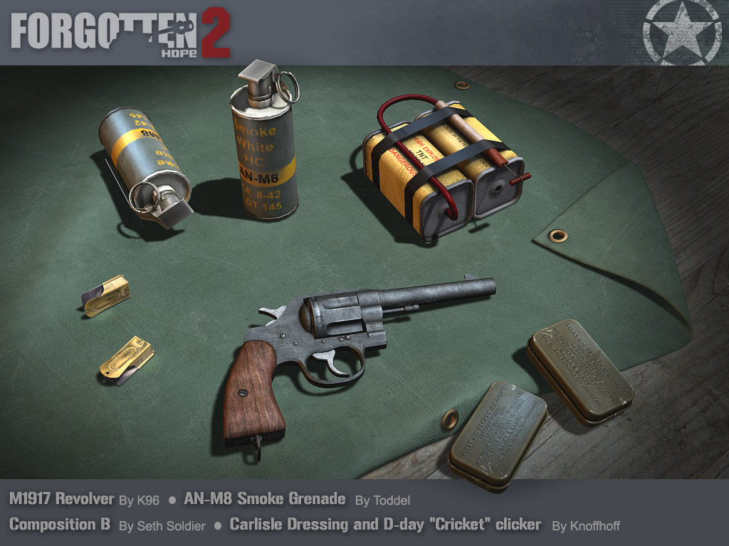 Forgotten Hope - Weapons